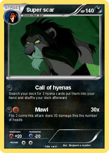 Pokémon Super scar - Call of hyenas - My Pokemon Card