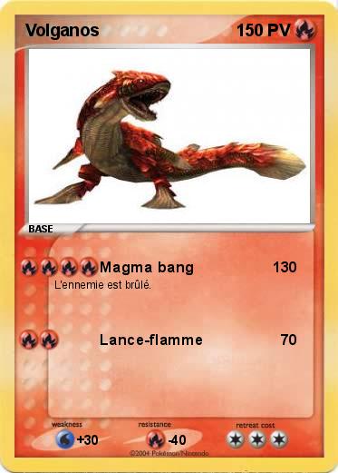 Pokémon Volganos - Magma bang 1 - Ma carte Pokémon