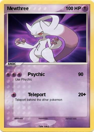 Pokémon Mewthree 786 786 - Psychic - My Pokemon Card