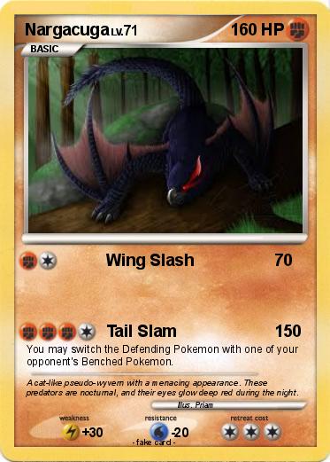 Pokémon Nargacuga 27 27 - Wing Slash - My Pokemon Card