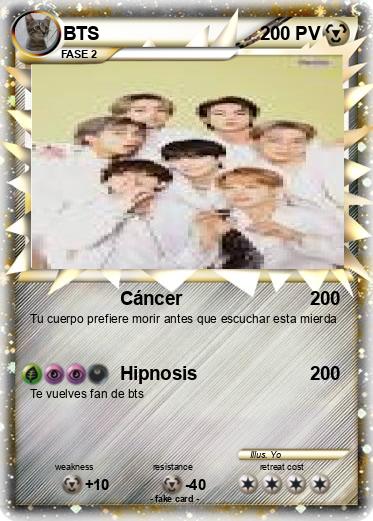 Pokémon BTS 90 90 - Cáncer - Mi carta pokémon