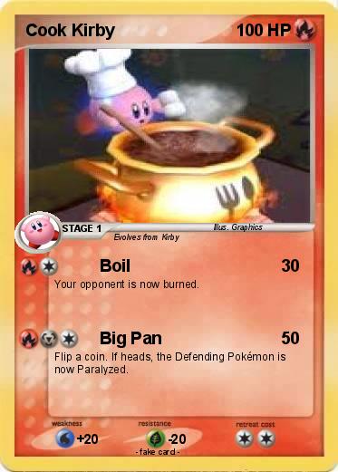 Pokémon Cook Kirby 15 15 - Boil - My Pokemon Card