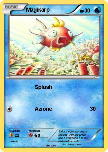 Pokémon Magikarp 888 888 - Splash - My Pokemon Card