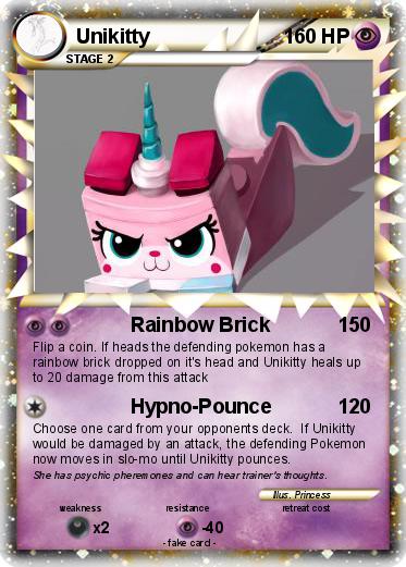 Pokémon Unikitty 75 75 - Rainbow Brick - My Pokemon Card