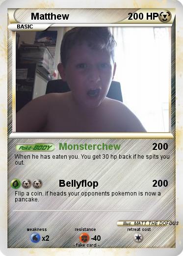 Pokémon Matthew 798 798 - Monsterchew - My Pokemon Card