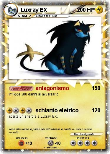 Pokémon Luxray EX 11 11 - antagonismo - My Pokemon Card