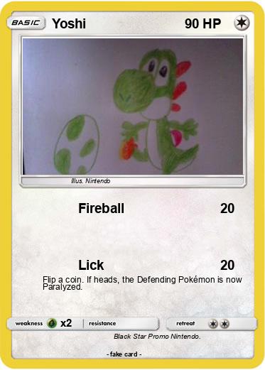 Pokémon Yoshi 4256 4256 - Fireball - My Pokemon Card