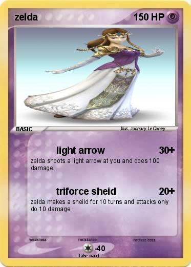 Pokémon zelda 144 144 - light arrow - My Pokemon Card