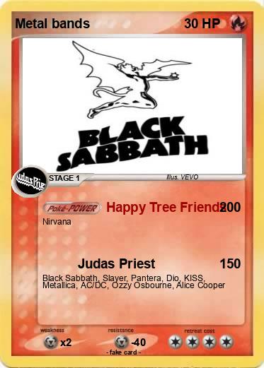 Pokémon Metal bands - Happy Tree Friends - My Pokemon Card