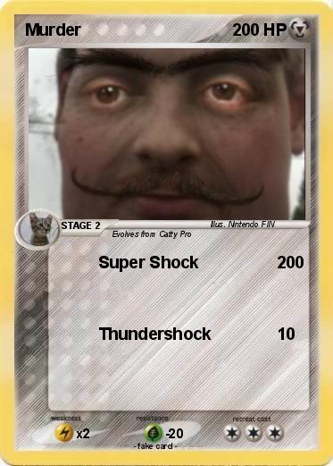 Pokémon Murder 31 31 - Super Shock - My Pokemon Card