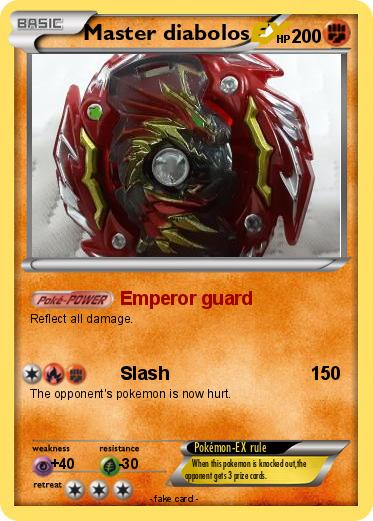 Pokémon Master diabolos 2 2 - Emperor guard - My Pokemon Card
