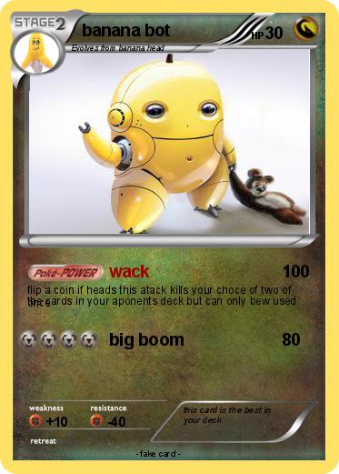 Pokémon banana bot - wack - My Pokemon Card