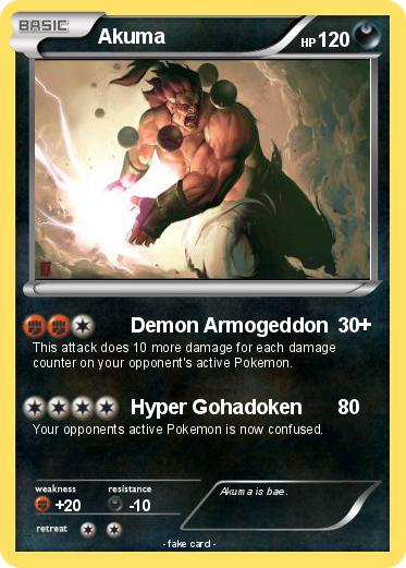 Pokémon Akuma 62 62 - Demon Armogeddon - My Pokemon Card