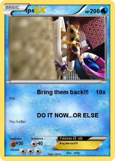 Pokémon lps 66 66 - Bring them back!!! - My Pokemon Card