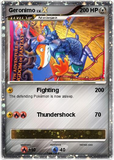 Pokémon Geronimo 33 33 - Fighting - My Pokemon Card