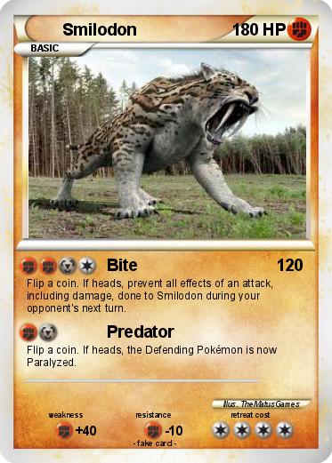 Pokémon Smilodon 43 43 - Bite - My Pokemon Card