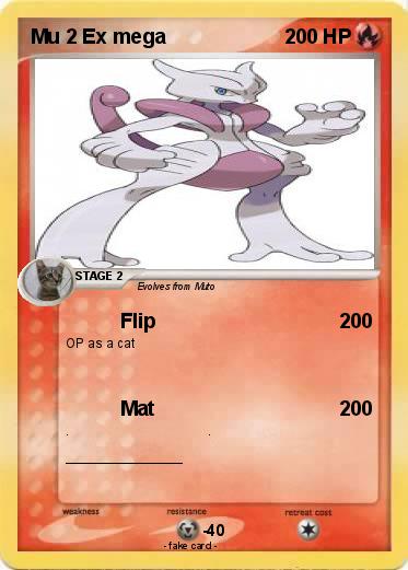 Pokémon Mu 2 Ex mega - Flip - My Pokemon Card