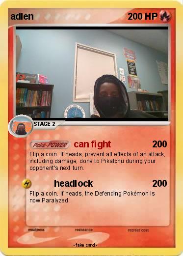Pokémon adien - can fight - My Pokemon Card