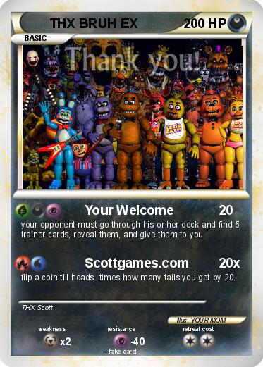 Pokémon THX BRUH EX - Your Welcome - My Pokemon Card