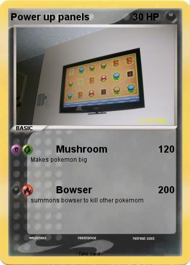 Pokémon Power up panels - Mushroom - My Pokemon Card