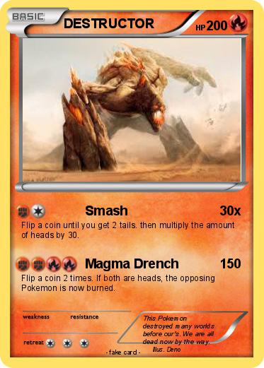 Pokémon DESTRUCTOR 333 333 - Smash - My Pokemon Card