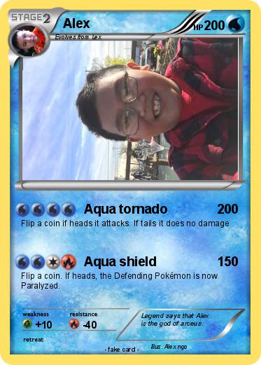Pokémon Alex 2184 2184 - Aqua tornado - My Pokemon Card