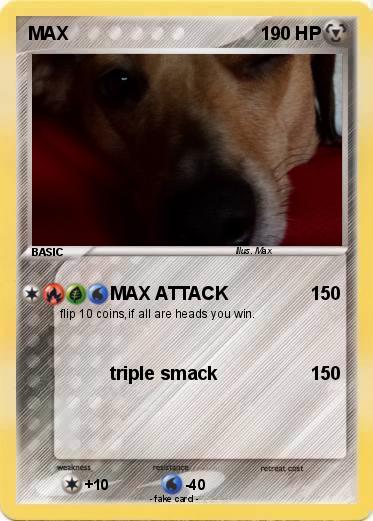 Pokémon MAX 1433 1433 - MAX ATTACK - My Pokemon Card