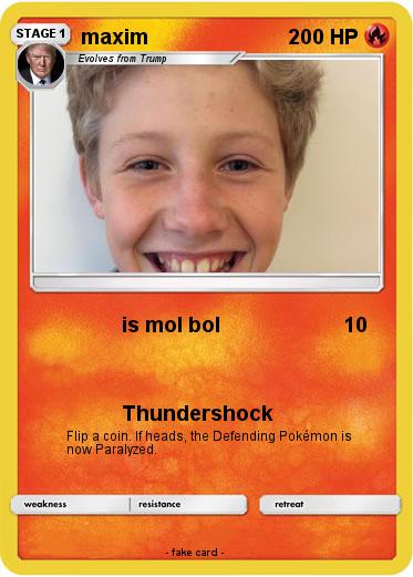 Pokémon maxim 68 68 - is mol bol - My Pokemon Card