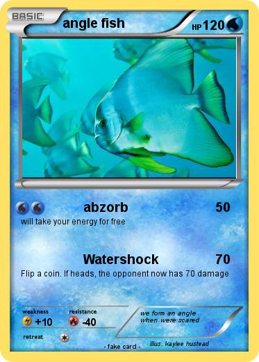Pokémon angle fish - abzorb - My Pokemon Card