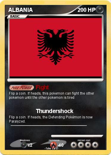 Pokémon ALBANIA 4 4 - Fight - My Pokemon Card