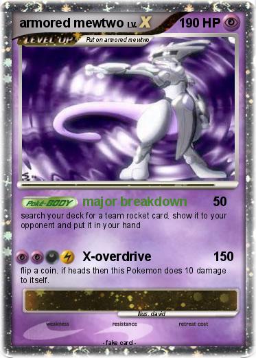 Pokémon armored mewtwo 76 76 - major breakdown - My Pokemon Card