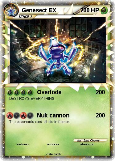 Pokémon Genesect EX 97 97 - Overlode - My Pokemon Card