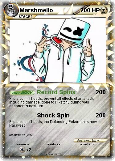 Pokémon Marshmello 118 118 - Record Spins - My Pokemon Card