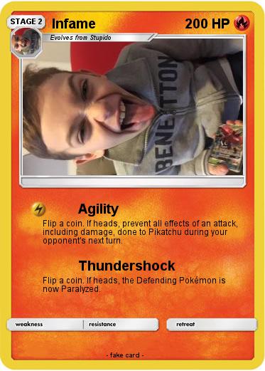 Pokémon Infame - Agility - My Pokemon Card