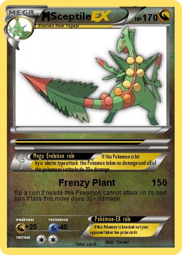 Pokémon Sceptile 562 562 - Frenzy Plant - My Pokemon Card