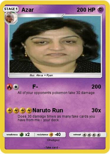 Pokémon Azar 1 1 - F- - My Pokemon Card