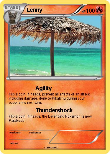 Pokémon Lenny 207 207 - Agility - My Pokemon Card