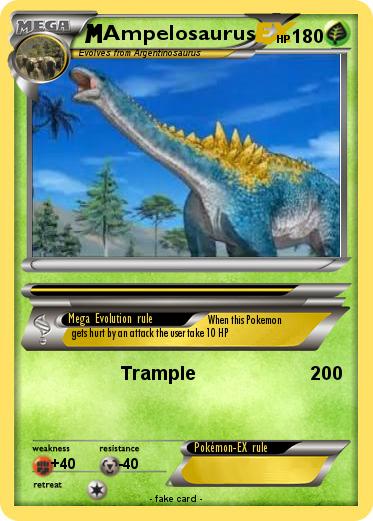 Pokémon Ampelosaurus 6 6 - Trample - My Pokemon Card