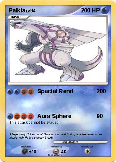 Pokémon Palkia 3135 3135 - Spacial Rend - My Pokemon Card
