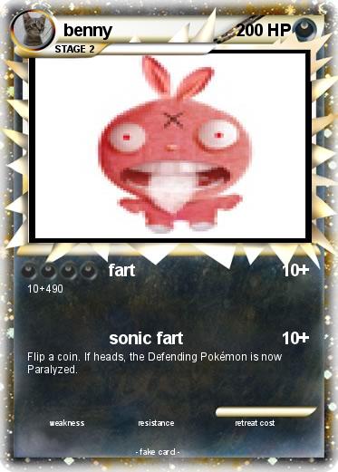Pokémon benny 32 32 - fart - My Pokemon Card