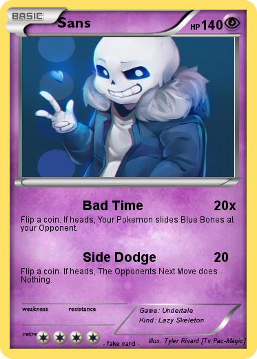 Pokémon Sans 2900 2900 - Bad Time - My Pokemon Card