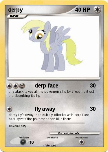 Pokémon derpy 328 328 - derp face - My Pokemon Card