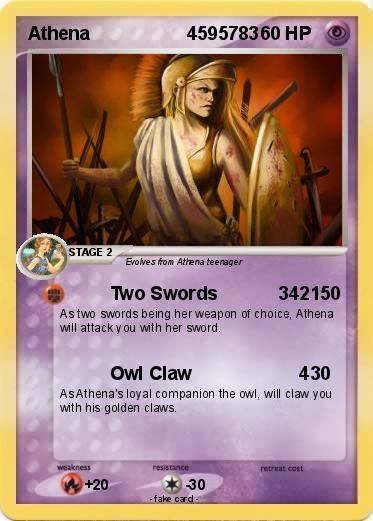 Pokémon Athena 4595783 1 1 - Two Swords 342 - My Pokemon Card