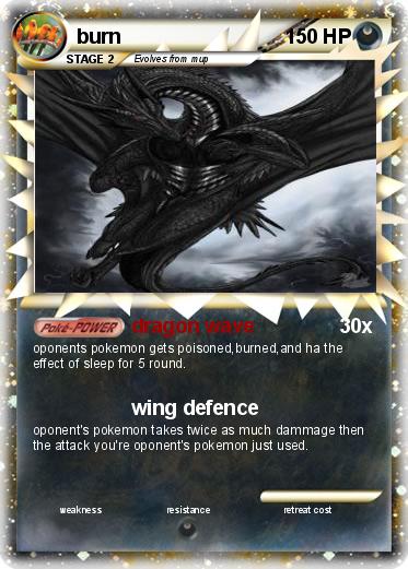 Pokémon burn 17 17 - dragon wave - My Pokemon Card