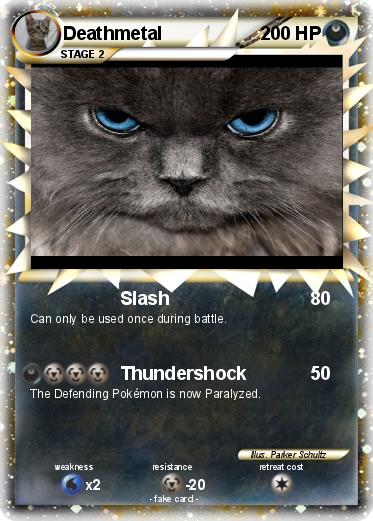 Pokémon Deathmetal 1 1 - Slash - My Pokemon Card