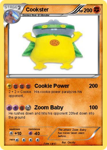 Pokémon Cookster 1 1 - Cookie Power - My Pokemon Card