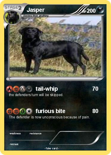 Pokémon Jasper 177 177 - tail-whip - My Pokemon Card