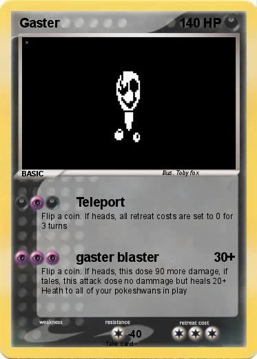 Pokémon Gaster 122 122 - Teleport - My Pokemon Card