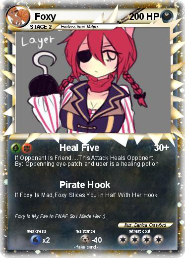 Pokémon Foxy 2033 2033 - Heal Five - My Pokemon Card