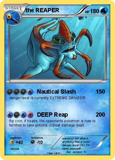 Pokémon the REAPER 70 70 - Nautical Slash - My Pokemon Card